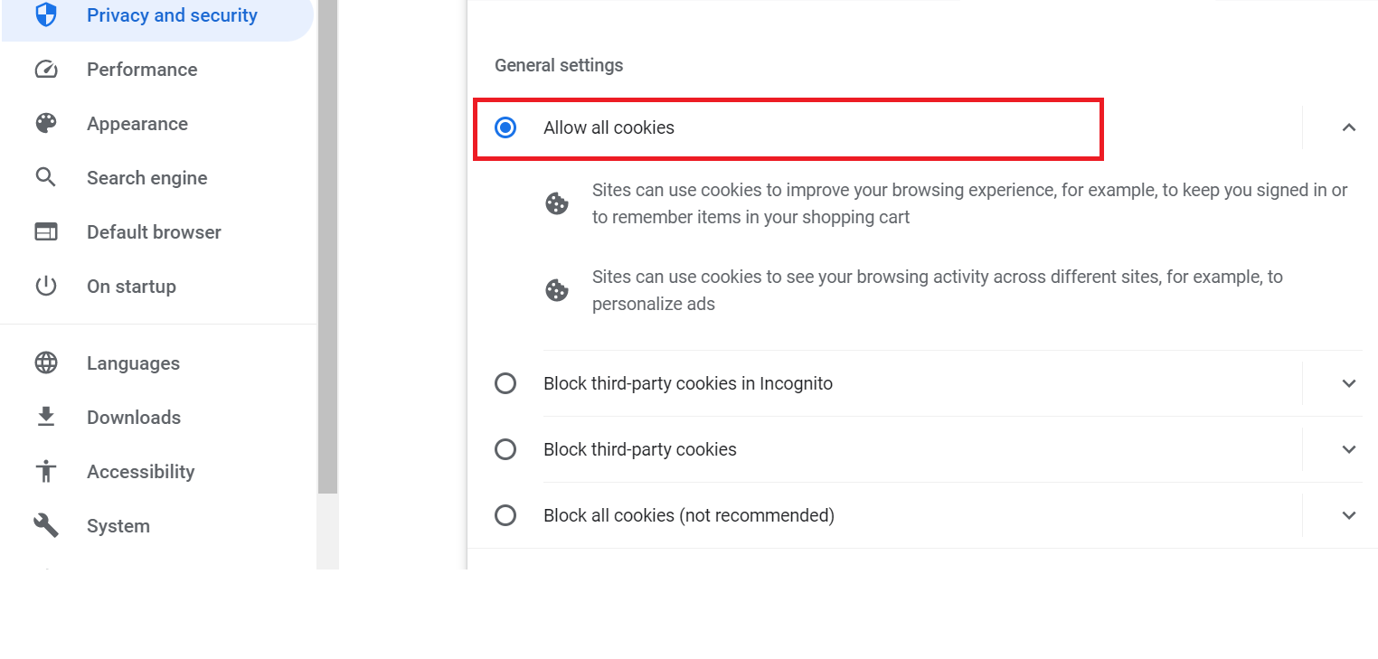 How to enable cookies in Chrome on Windows? - Video Hosting Platform ...